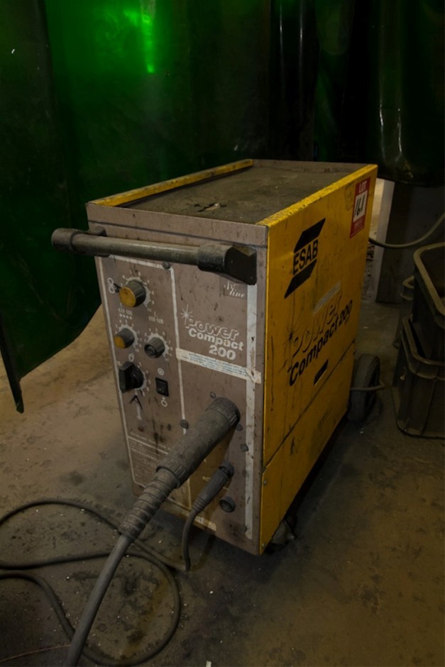 Mig welder, Esab Power Compact 200 ECF, variable controls, inbuilt wire ...