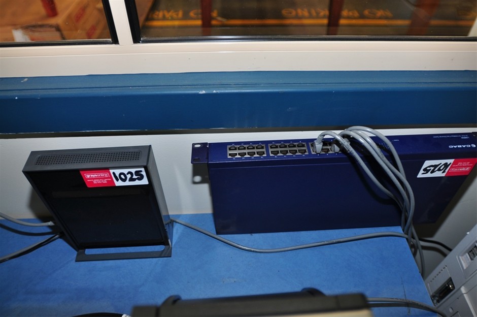 Ethernet Switch, Cabac LSW24, 24 port 10/100Mbps with Netgear WNHDE111 ...