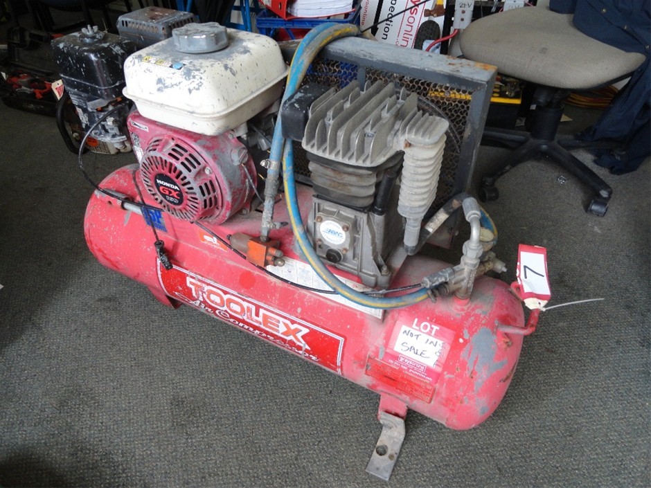 Air Compressor, Toolex, 15P 50-535012, 70 litres, 800kpa, powered by ...