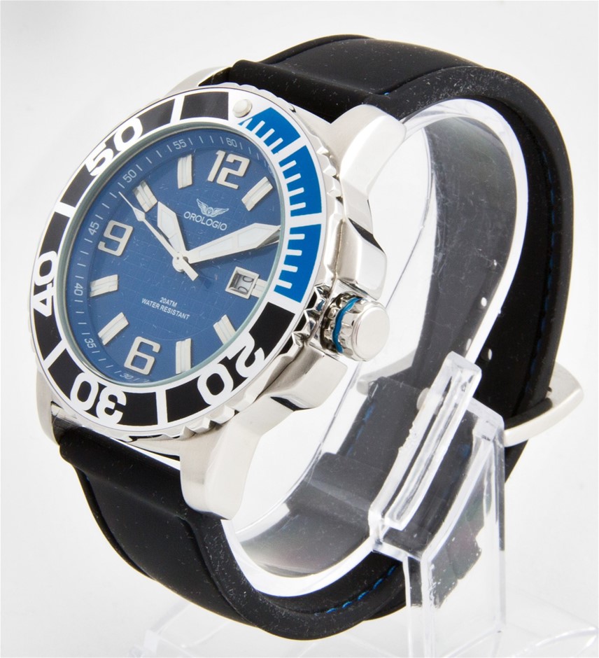 Orologio Bass Straight Collection Men's Date 200m Sports Watch Auction ...