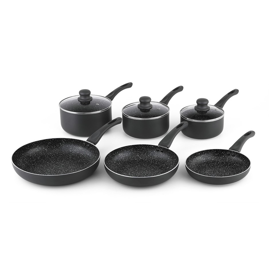 Buy CS KOCHSYSTEME Cookware Set 9pc Nonstick Coating Frypan Saucepan ...