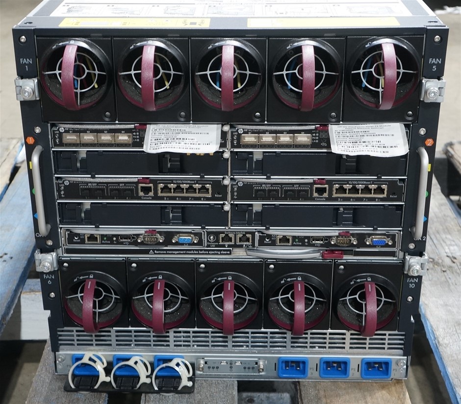 HP BladeSystem c7000 Enclosure 681844-B21 Auction (0014-2521429 ...