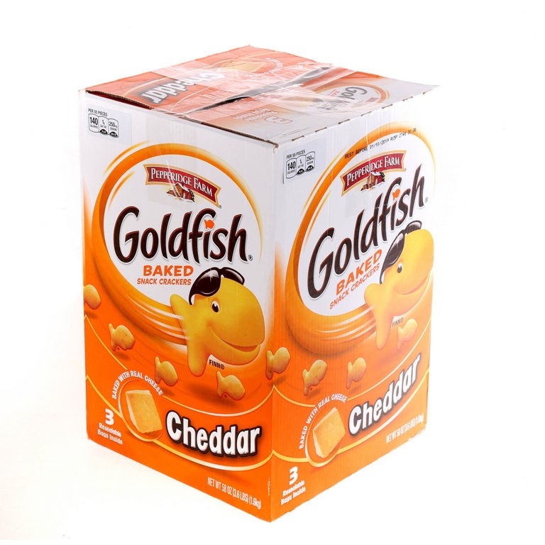 Goldfish Crackers Logo Outline