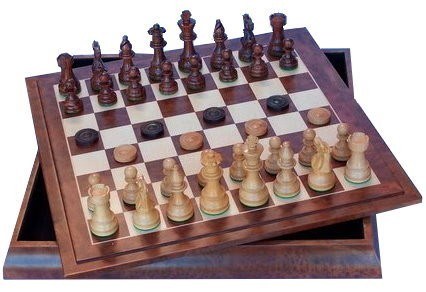 Buy Dal Rossi Italy Chess Checkers Backgammon 18" | Grays Australia