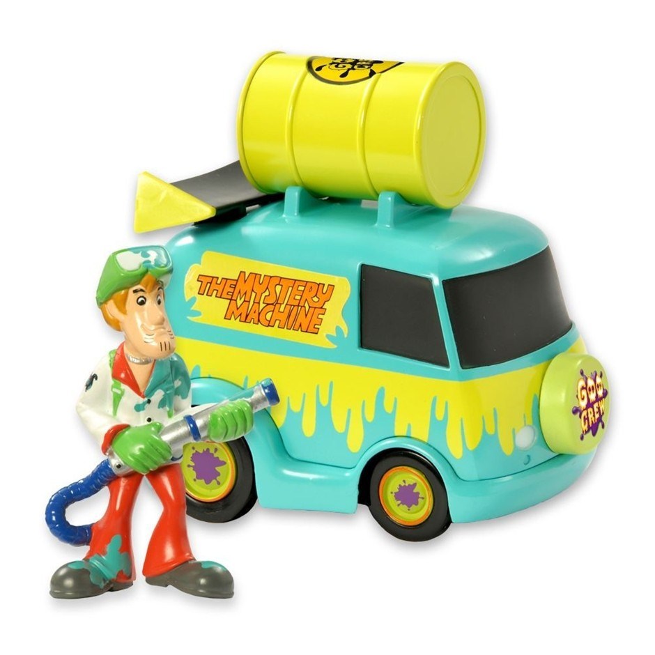 Buy Scooby Doo Goo Crew Vehicle With Shaggy Figure & Goo Barrel | Grays ...