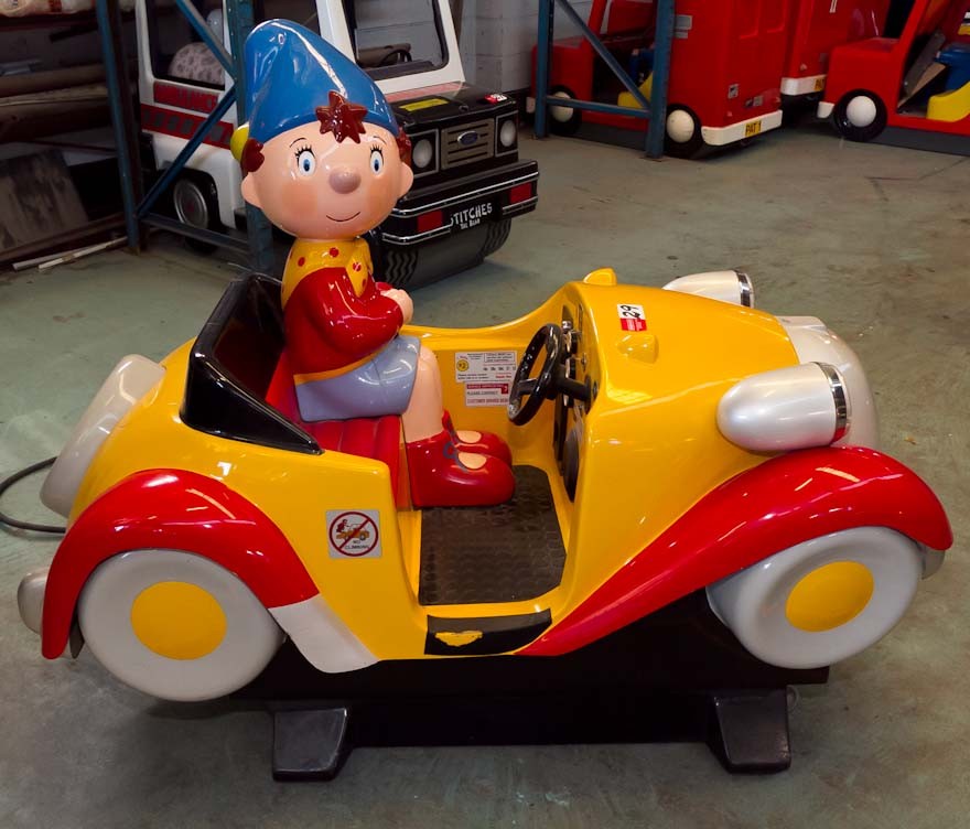Children`s Amusement Ride On Machine, noddy car with character, rocking ...