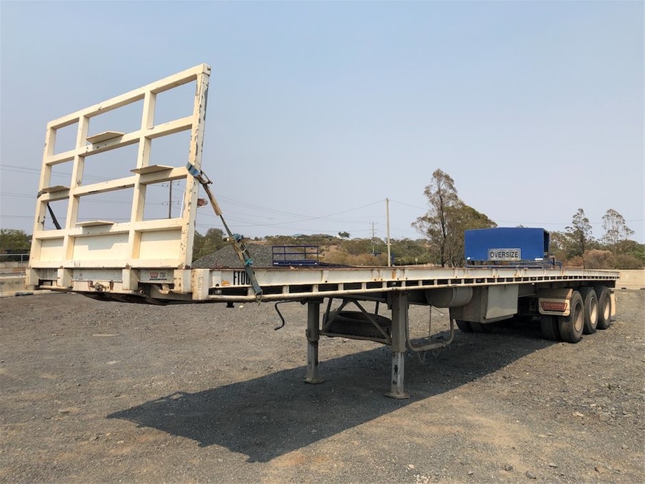 JRM Trailers Tri Axle 44ft Flat Top Trailer Auction (0003-7025282 ...