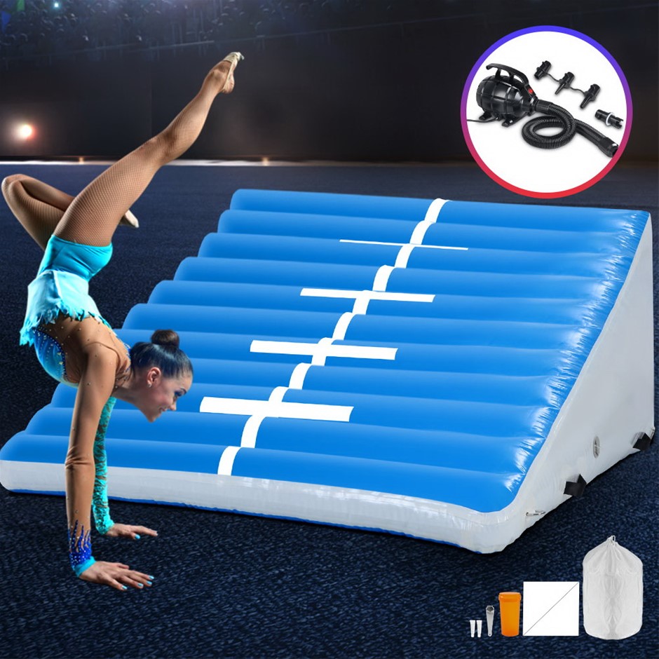 Buy Everfit 2MX2MX0.6M Airtrack Inflatable Air Track Ramp W/Pump ...