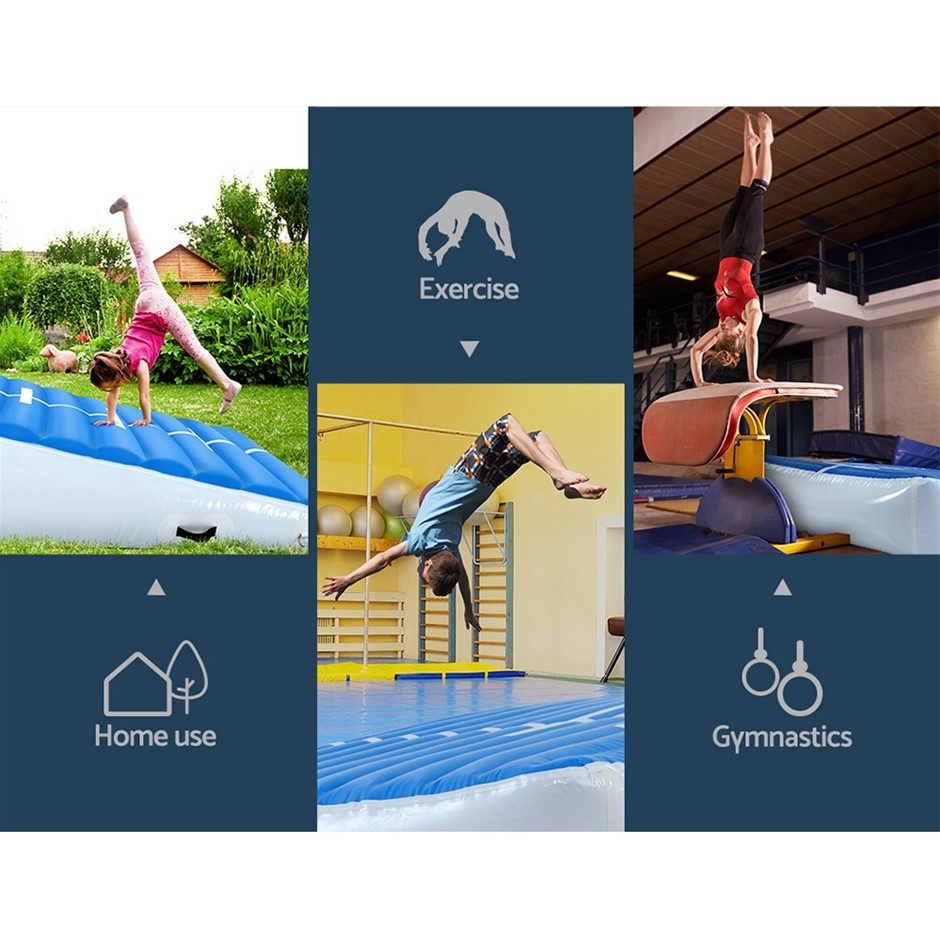 Buy Everfit 2MX2MX0.6M Airtrack Inflatable Air Track Ramp W/Pump ...