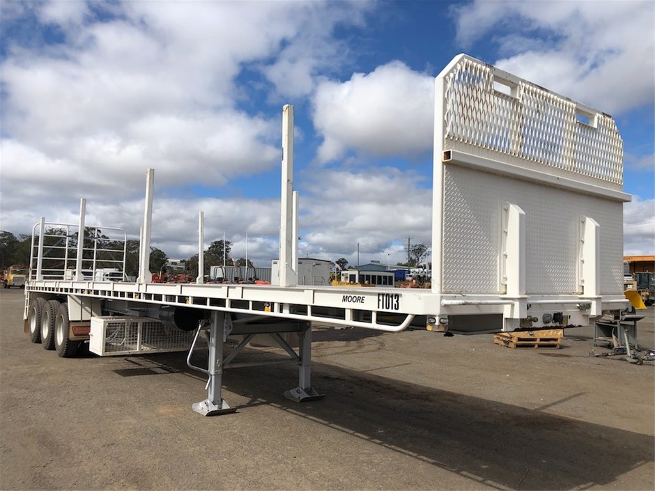 2019 Moore Trailers Tri Axle Flat Top Trailer Auction (0001-7026857 ...