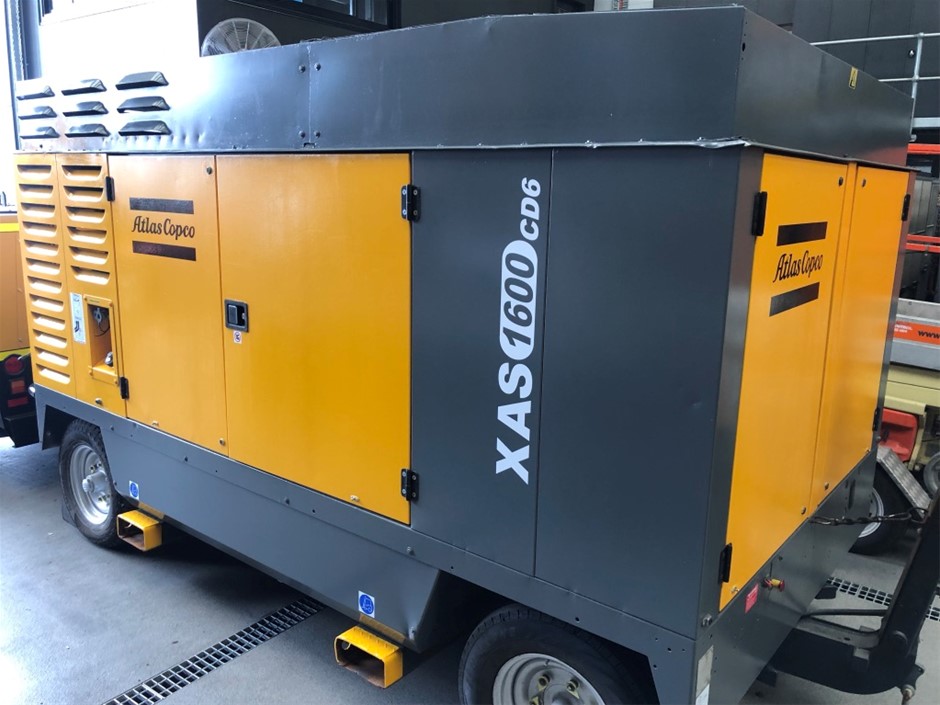Atlas Copco 1600CFM Diesel Air Compressor Auction (0103-5041313 ...