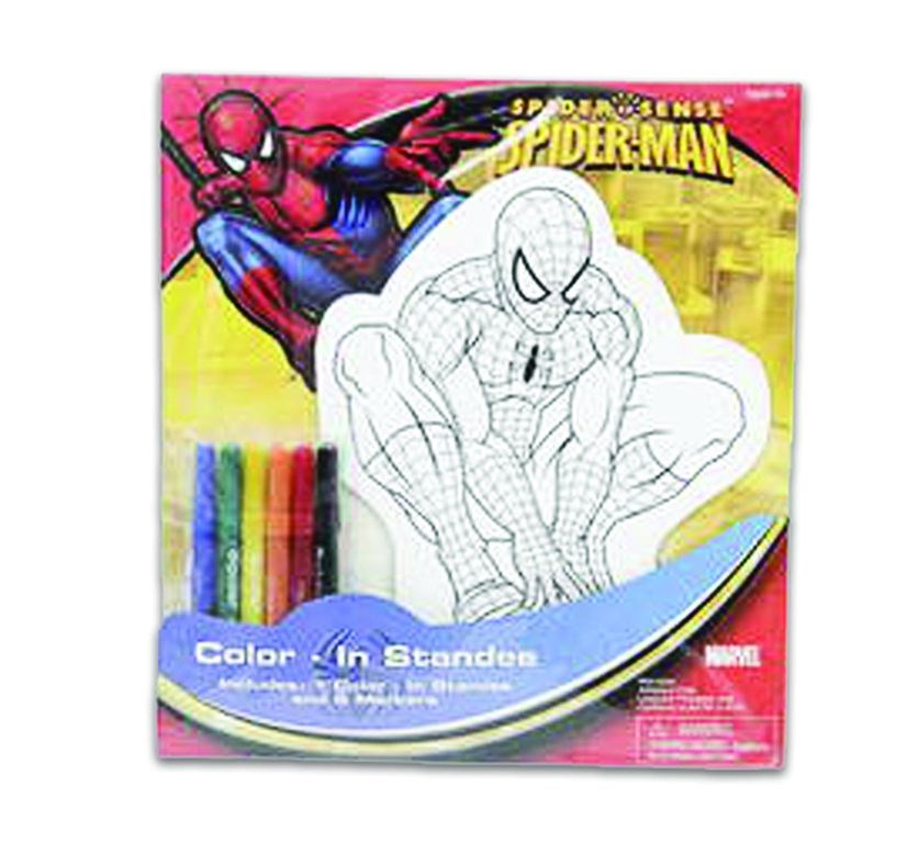 Buy 2x Spiderman Colouring Set - Standing Model with 6 Markers | Grays ...