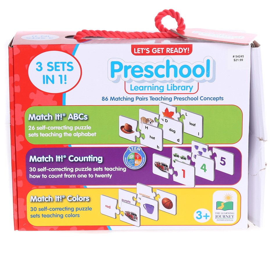 LET`S GET READY! Preschool Learning Library. (SN:CC57161) (272902-171 ...