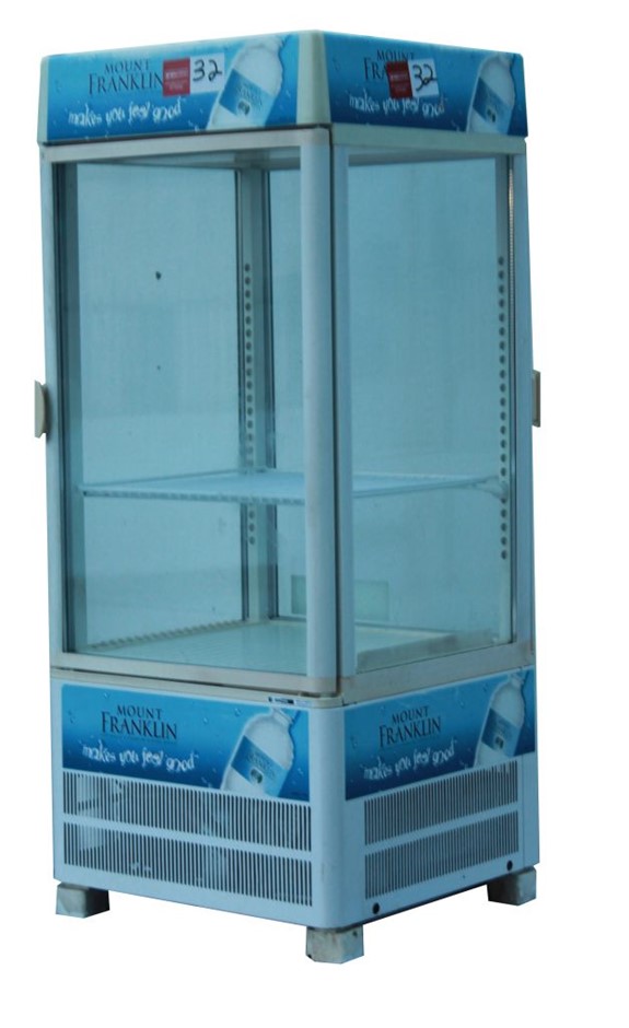 Bench Top 4 Sided Glass Display Fridge Auction (0032-5042921) | Grays ...