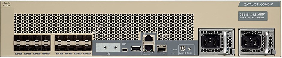 Cisco Catalyst C6816-X-LE C6840-X, Switch 16 10G SFP SFP+ Dual AC ...