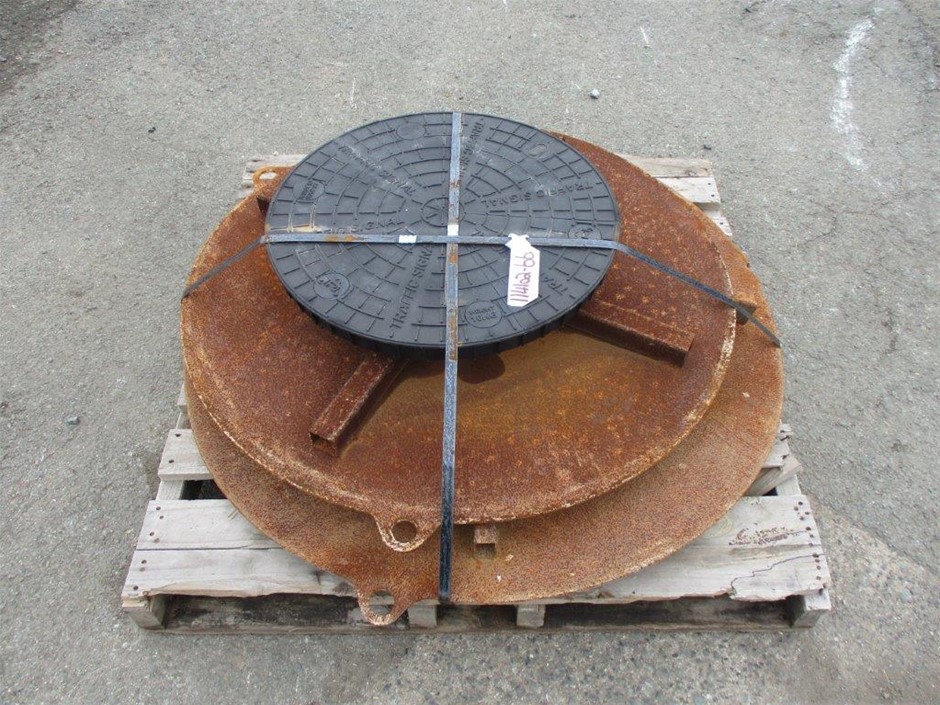 1 Pallet of Assorted Pit Lids Auction (0066-7030443) | Grays Australia