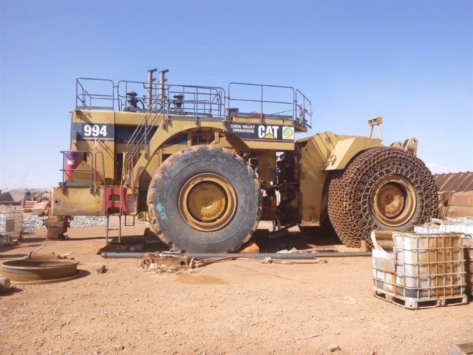2011 Caterpillar 994 Loader Auction (0002-9021529) | Grays Australia