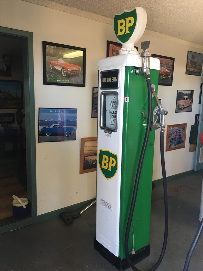 Antique "BP" Fuel Pump. Auction (0001-9022092) | Grays Australia