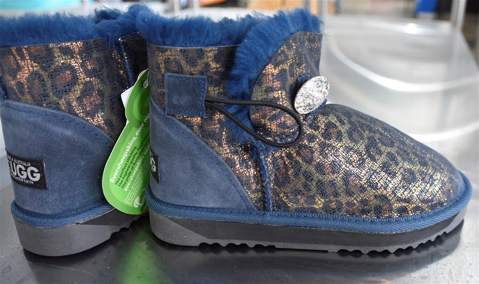 Ugg Sheep Skin Mini Button Boot Auction (0082-5045739) | Grays Australia