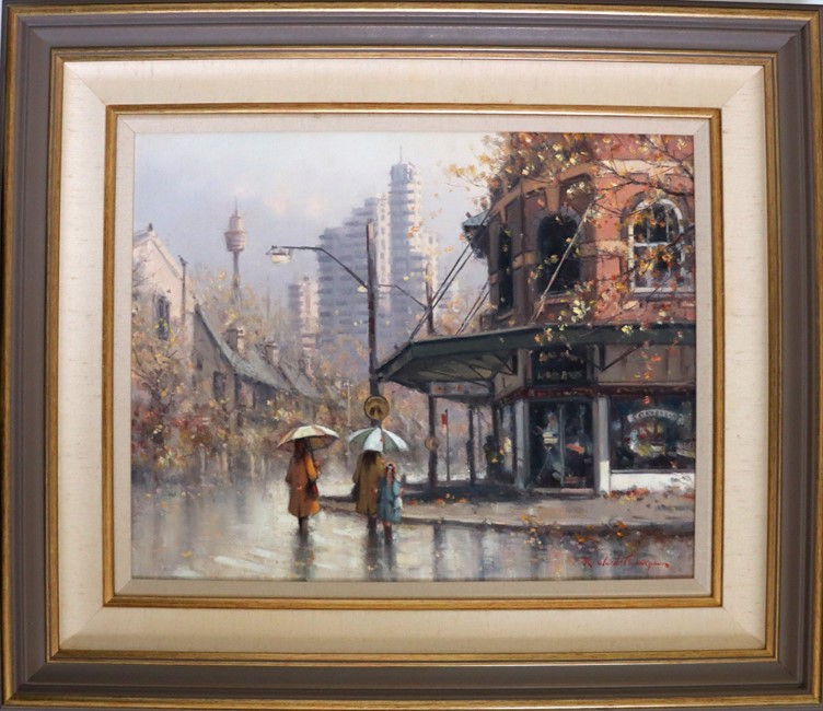 RAMON WARD-THOMPSON (b.1941) LARGE ORIGINAL Oil Painting Auction (0041 ...