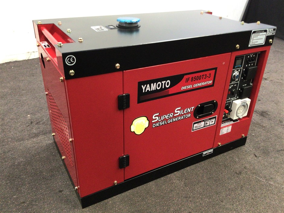 Yamoto IF8500T3-3 Diesel Generator Auction (0003-7033801) | Grays Australia