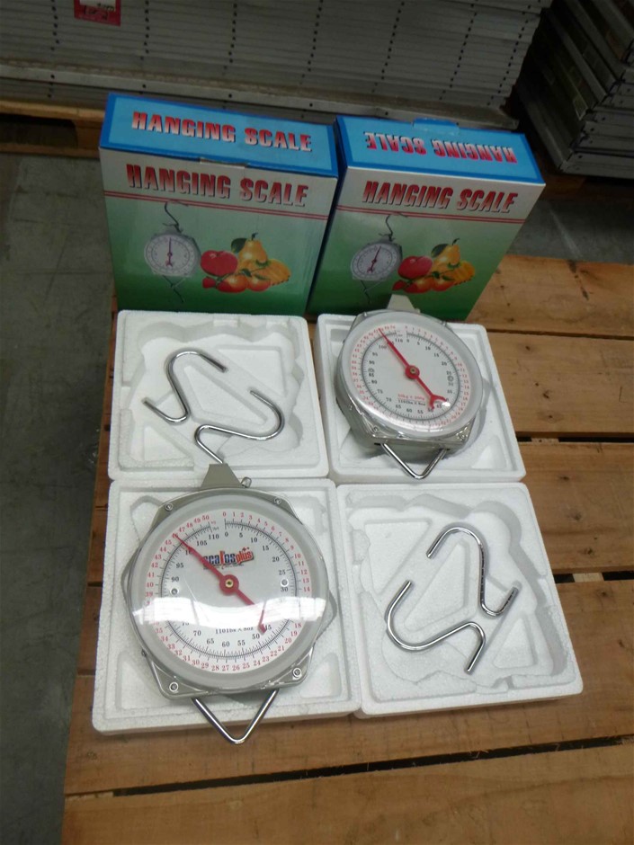 2 Spring Dial Hoist Scale Mechanical with 150mm Diameter Face Auction ...