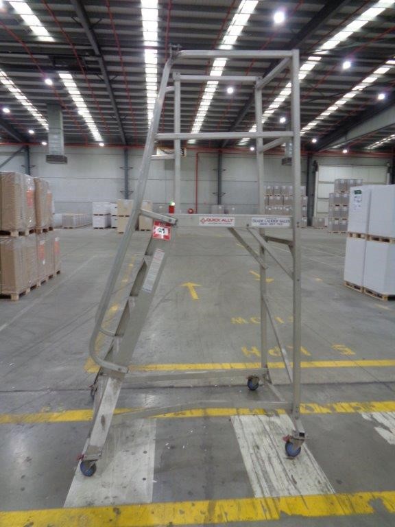 Quick Ally Stockpicker Platform Ladder, 150KG Maximum Load, Platform ...