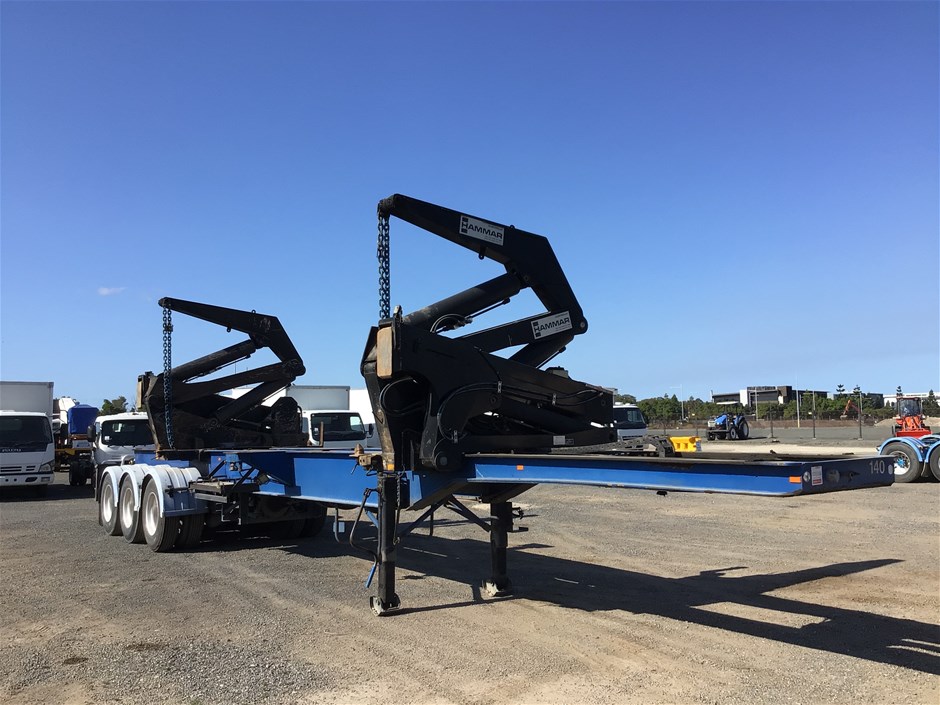 2007 Hammar 195S Triaxle Side Lifter Trailer Auction (0017-7033984 ...