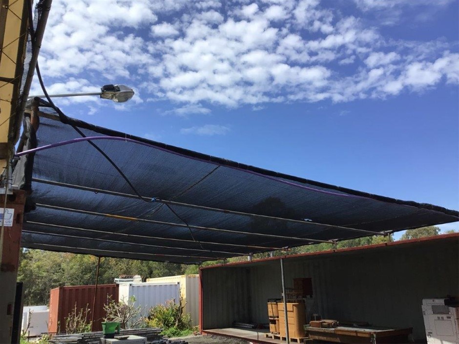 Steel Frame / Shade Mesh Structure Auction (0017-7034539) | Grays Australia