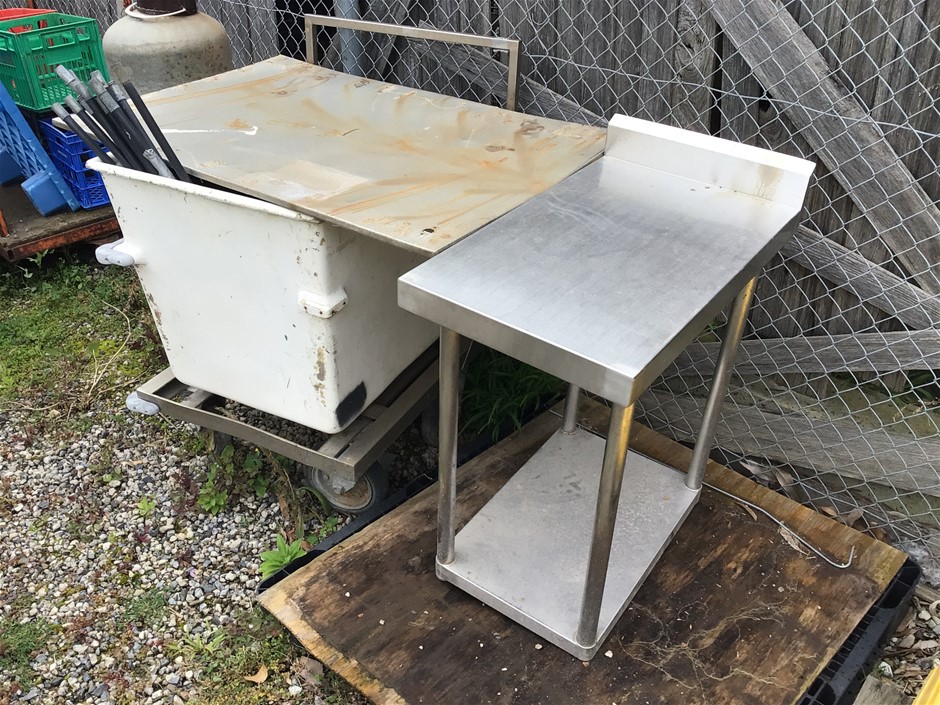 Stainless Steel Trolley & Table Auction (0234-3020231) | Grays Australia