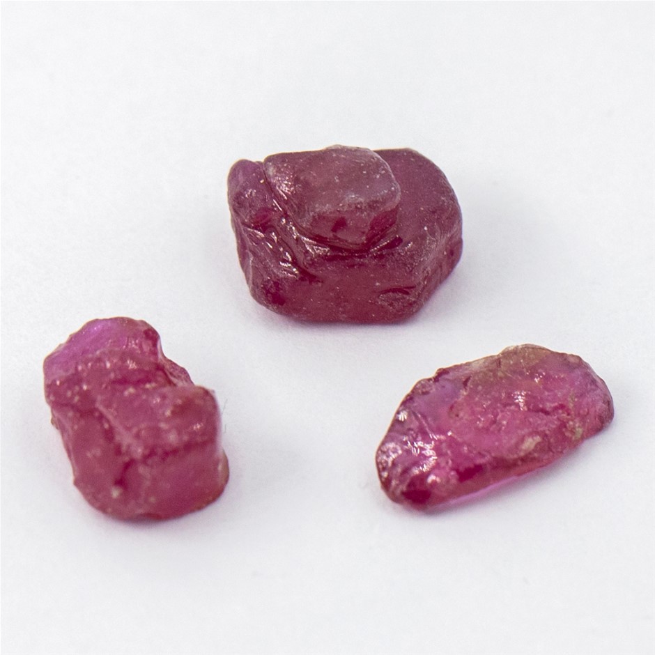 12.49ct Stunning Luxurious Rough Ruby Parcel Auction (0001-2539066 ...