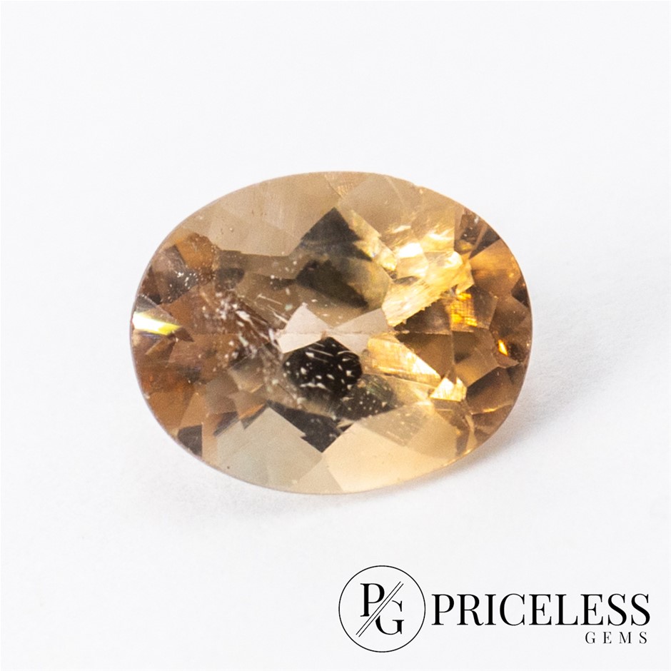 3.31ct Super Fine Grade Imperial Champagne Topaz Auction (0009-2547202 ...