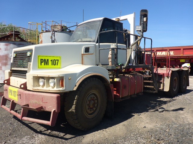 Powertrans T1250 Off Road Prime Mover and 140 Tonne Side Tipper Trailer ...