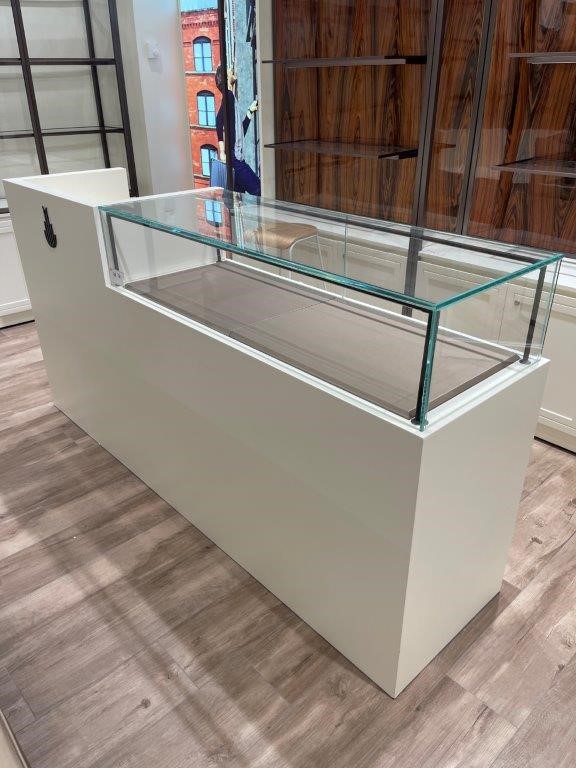 Glass Display Shop Front Counter Auction (0026-9027056) | Grays Australia