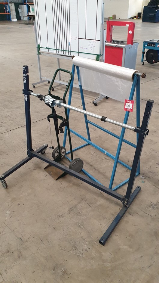 Qty 3 x Fabricated Steel Frames & Trolley Auction (0026-3020391 ...