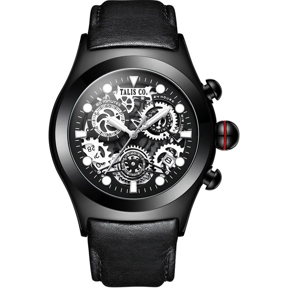 Men’s Talis Co Zeus Watch, Chronograph Movement. Skelton dial Auction ...