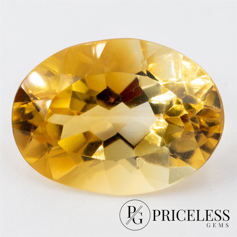 8.37ct Very Fine Lemon Citrine - Gorgeous Colour Auction (0001-2547113 ...