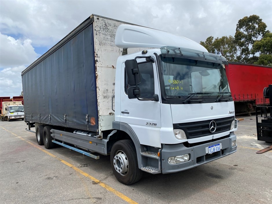 Mercedes-Benz Atego 822 Pritsche 6,10 M Offen*AHK Drop Side, 56% OFF