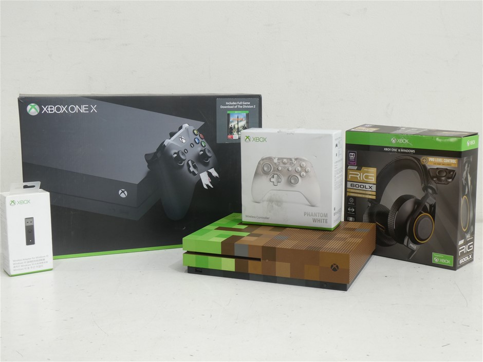 Bundle of Used & Untested Xbox One Consoles and Accessories Auction ...