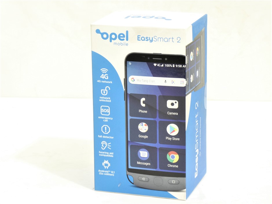 (4 Pack) Opel EasySmart 2 4G 8GB 5-Inch Mobile Phone, Grey Auction ...