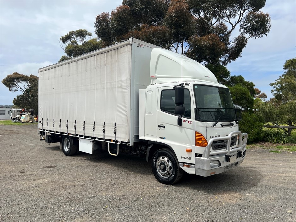 2011 Hino FE1426 Curtainsider Rigid Truck Auction (0016-3020648 ...