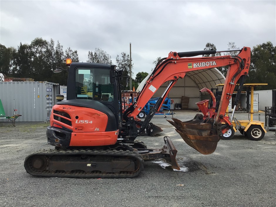 KUBOTA U55-4 Hydraulic Excavator Auction (0004-5047140) | Grays Australia