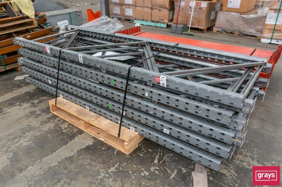 Qty 9 x Pallet Racking End Frames Auction (0020-5047200) | Grays Australia