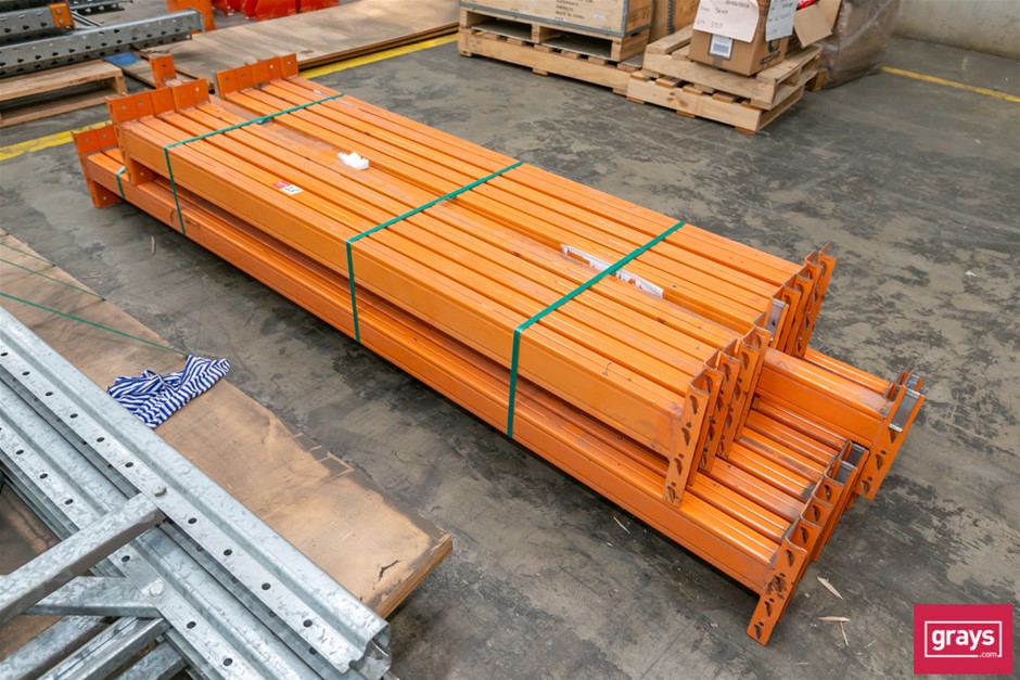 Qty 22 x Colby Pallet Racking Load Beams Auction (0028-5047200) | Grays ...