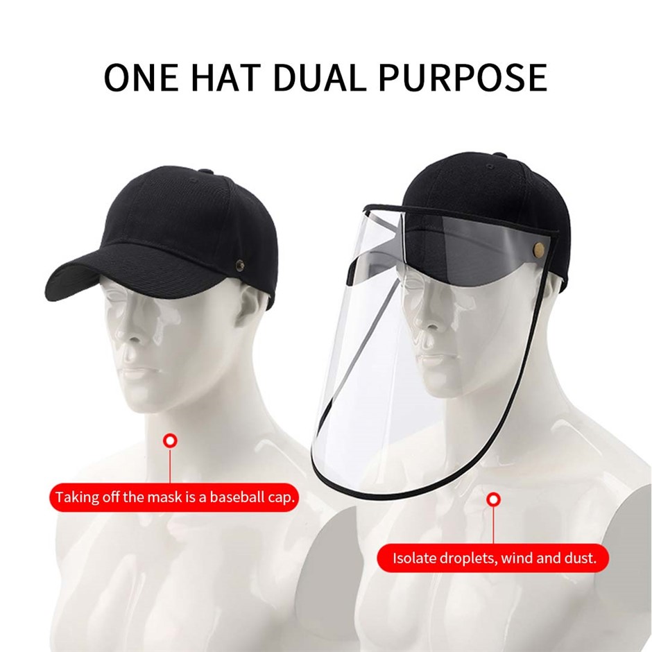 Buy 4X Outdoor Protection Hat Anti-Fog Pollution Cap Full Face HD ...