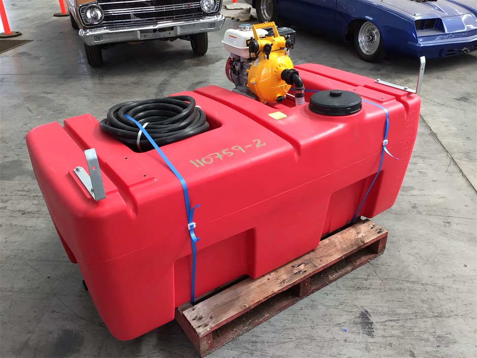 Unused Silvan 800 Lt Fire Fighting Tank and Pump System. Auction (0002 ...