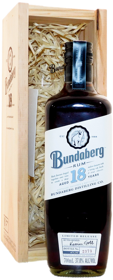 Bundaberg 18YO Kevin Gott Ltd. Release Rum (1x 700mL, #2373) Auction ...