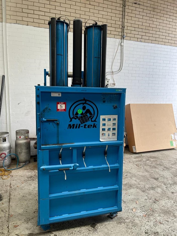 Mil-tek Bale Press Waste Compactor Auction (0005-5047620) | Grays Australia