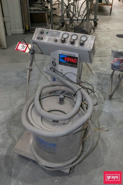 Parker Ionics- EPAC NZ Ltd GX7000S Portable Powder Coating Unit Auction ...
