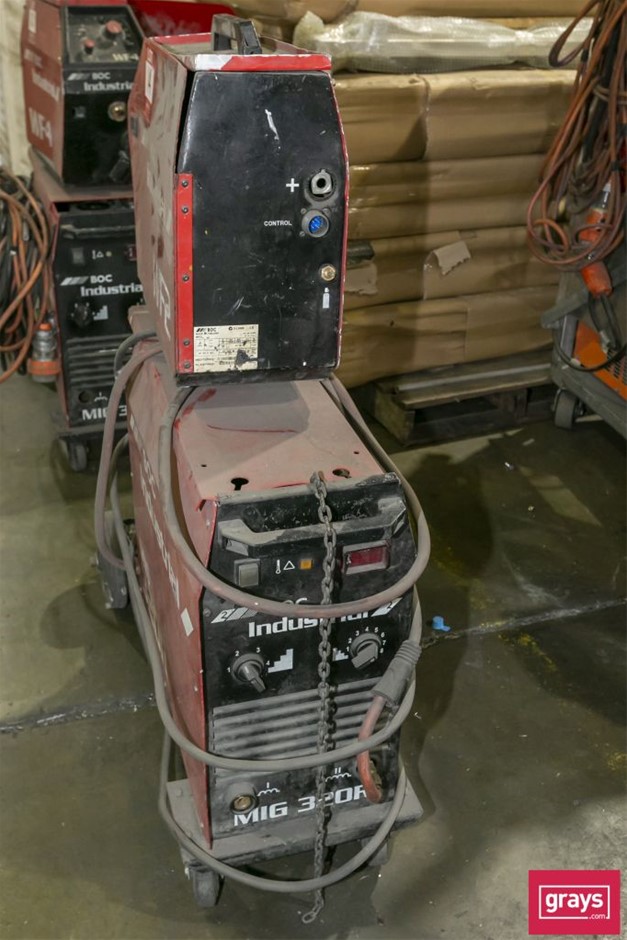 BOC MIG 320R Mobile Mig Welder Auction (0014-5047630) | Grays Australia